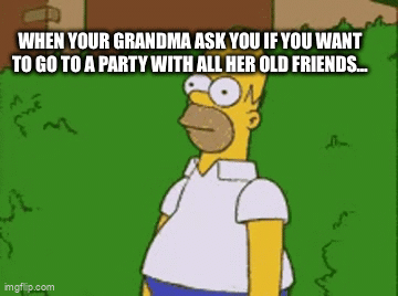 Homer into the bush - Imgflip