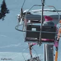 chairlift epic fails part 1 - Imgflip