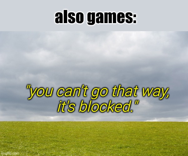 Totally blocked - Imgflip
