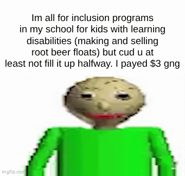 baldi jorkin it - Imgflip