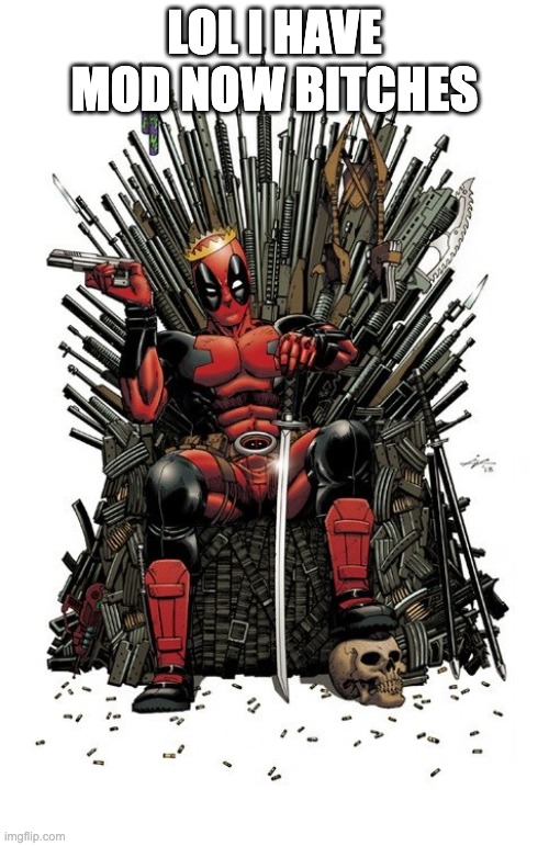 Deadpool Iron Throne - Imgflip