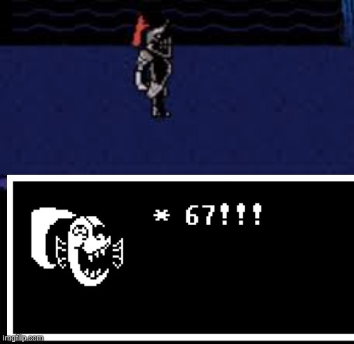 Undyne saying 67 Blank Template - Imgflip