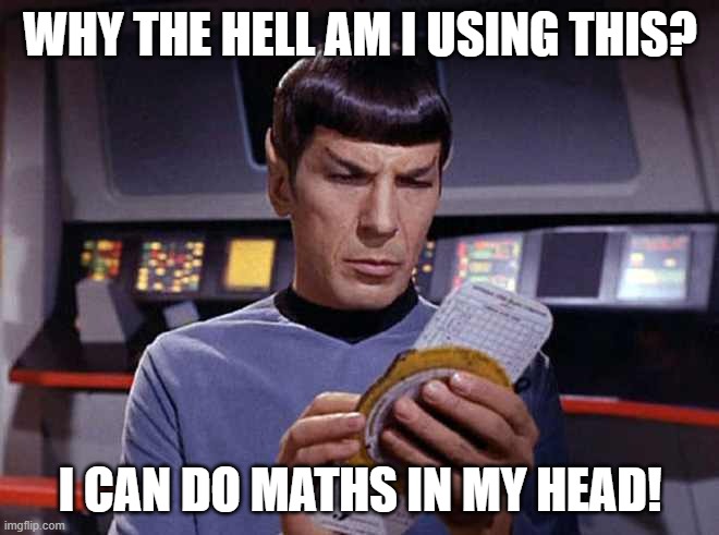 Spock Math - Imgflip