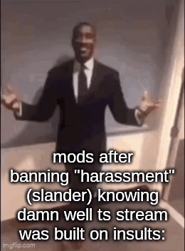 why exactly is it banned? to protect users from hate? if u cant handle someone saying smth ...