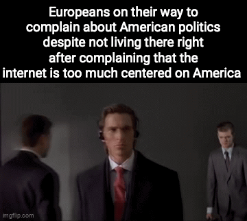 patrick bateman walking - Imgflip