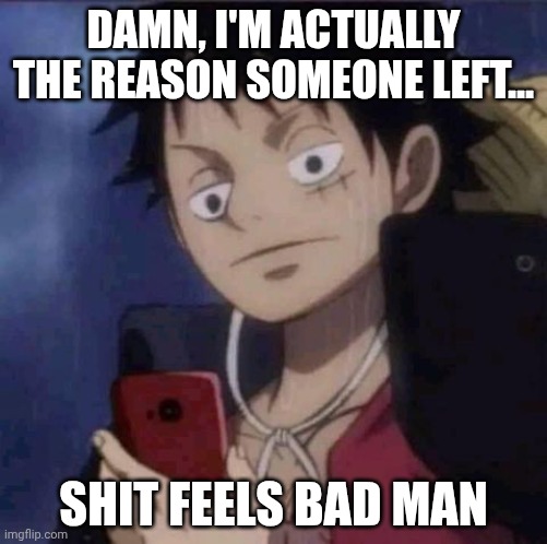 Luffy texting - Imgflip