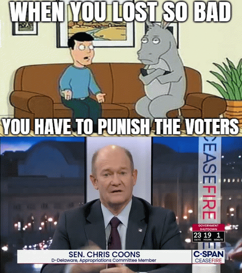 Image tagged in gifs,democrats,government shutdown,american politics - Imgflip