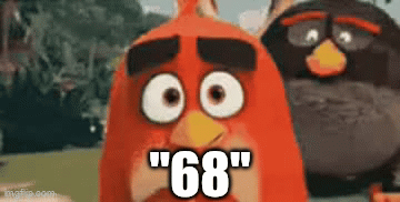 68 will never become the next meme number - Imgflip
