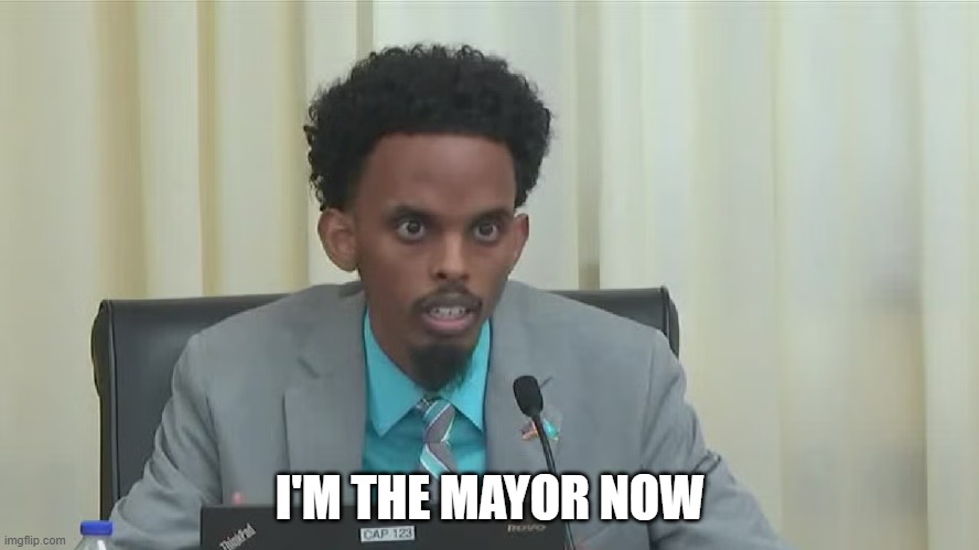 If you didn't hear, the Minneapolis mayor got reelected over the Somali ...