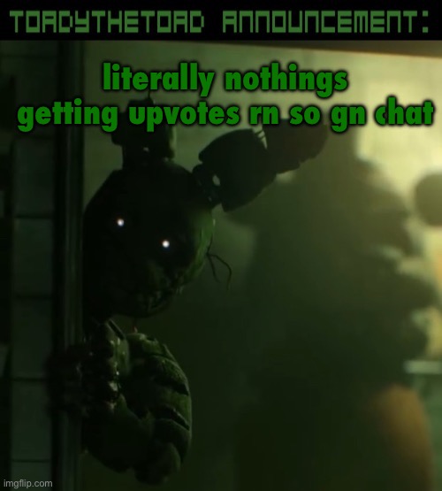 toady announcement template - Imgflip