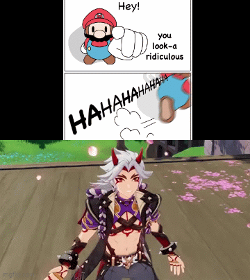 Get over here, Mario!! - Imgflip