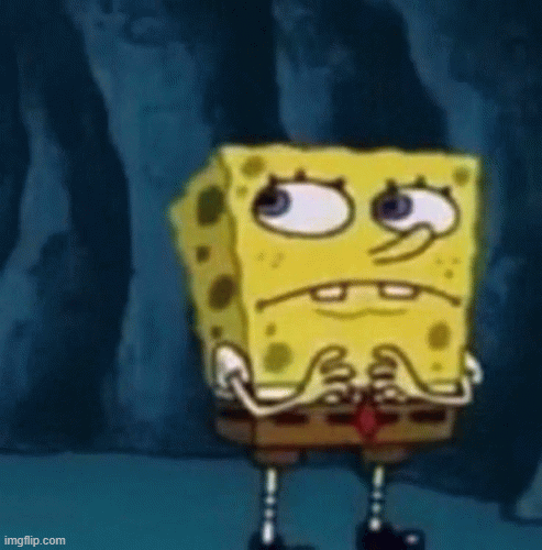 spongebob worried - Imgflip