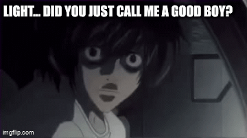 L Death Note Stare In Helicopter - Imgflip