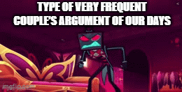 couple dispute (Vox who eats a drink) - Imgflip