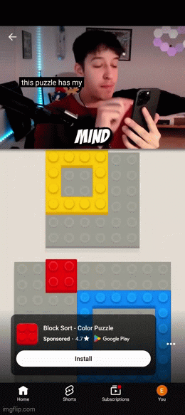 DUMB MOBILE GAME AD - Imgflip