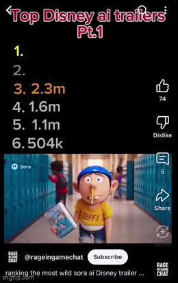 Sora AI Disney Trailers Out of Context (Part 2) (Original short from RageInGameChat) - Imgflip