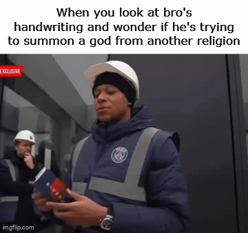 like it's always impossible to read them - Imgflip