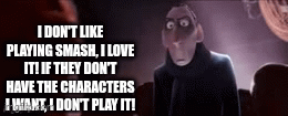 Anton Ego Loves Smash - Imgflip