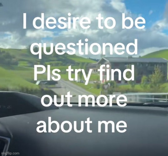 rarely do this but go ahead ask me shit - Imgflip