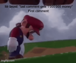 poor first comment - Imgflip