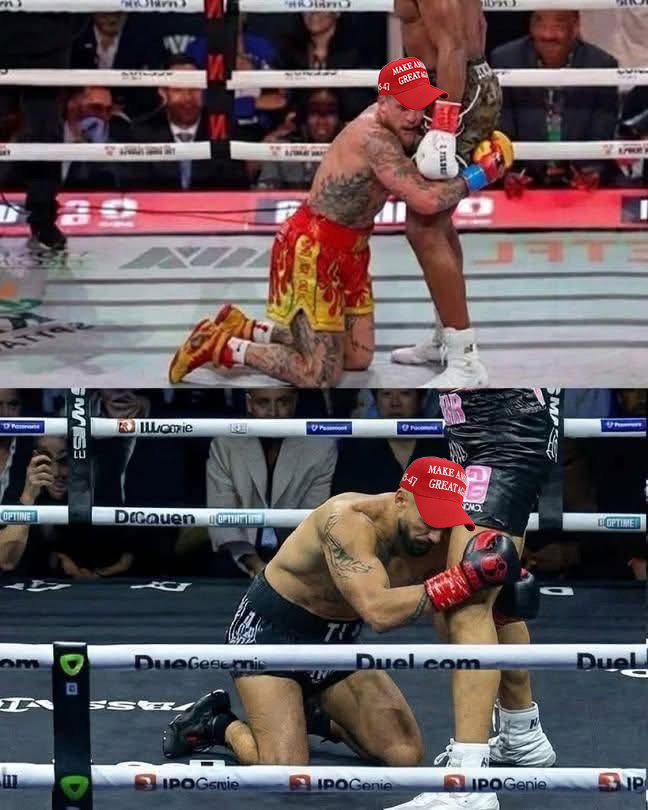 Jake Paul Andrew Tate MAGA Men Blank Template - Imgflip