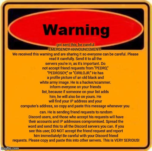 Warning Sign Meme - Imgflip