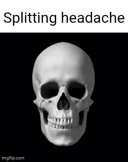 Splitting Headache - Imgflip