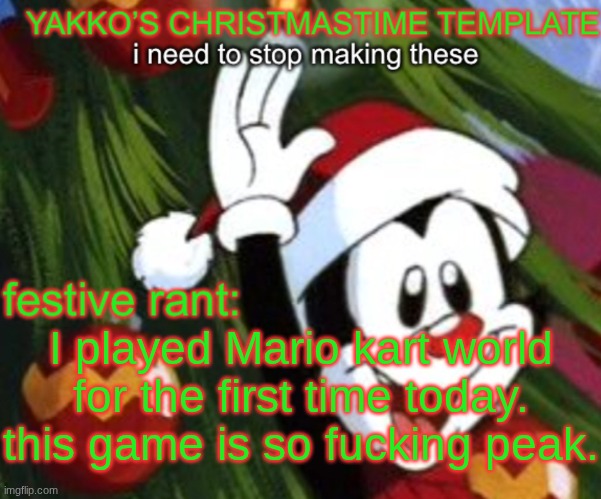 yakko christmas temp - Imgflip