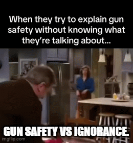Gun Safety Vs Ignorance. - Imgflip