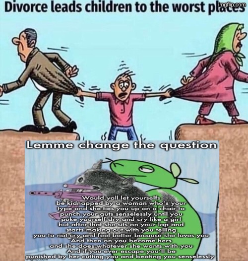 Divorce leads children to the worst places - Imgflip