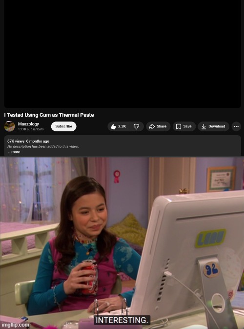 Image tagged in megan parker interesting - Imgflip