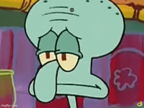 Squidward hapy Squidward sad - Imgflip