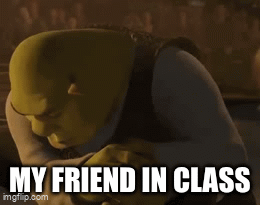 bro in class - Imgflip