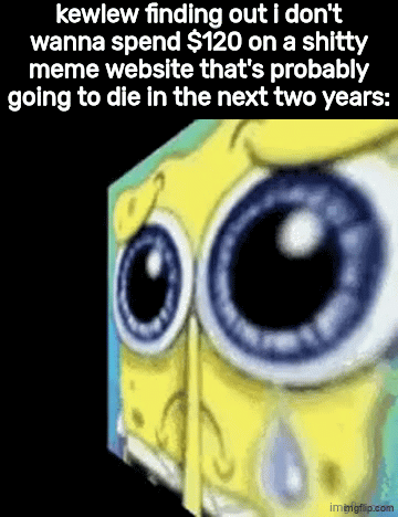 spongebob sad gif - Imgflip