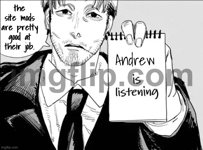 Someone screenshot the spam and send it to andrew - Imgflip