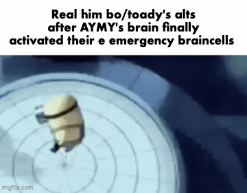 Minion flying away - Imgflip