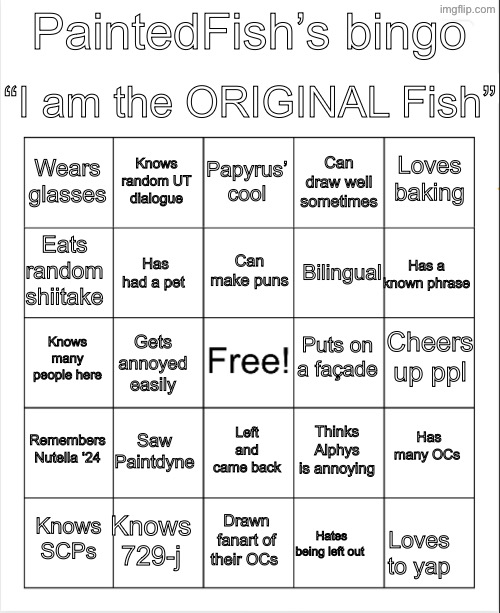 My first ever bingo chat - Imgflip