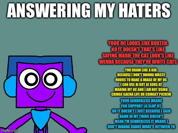 Spliff Answers The Haters - Imgflip