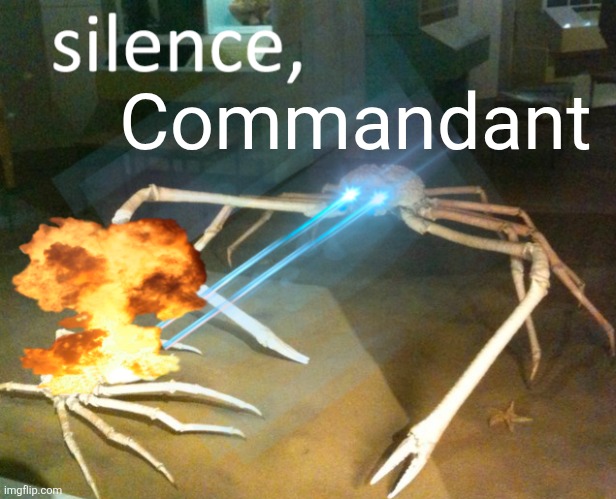 Silence Crab - Imgflip