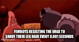 SpongeBob resisting the urge to - Imgflip