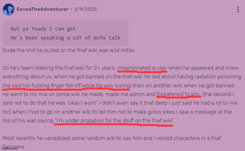 Yea so this person is actually insane btw - Imgflip