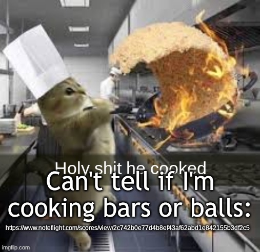 Holy shit he cooked - Imgflip