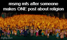 Simpsons Angry Mob - Imgflip