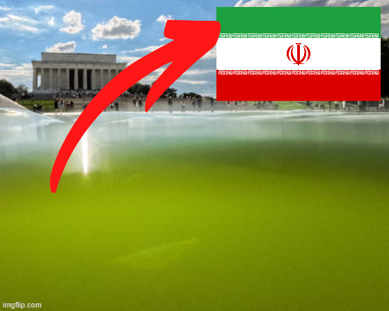 Politics - Lincoln Memorial Reflecting Pool is now the color of the ...