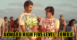 Zombie High Five - Imgflip