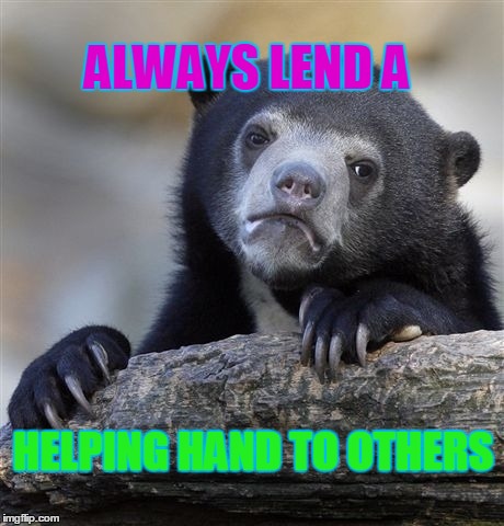 Confession Bear Meme - Imgflip