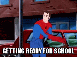 Getting ready for school - Imgflip