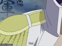 One Piece- Sengoku Stops Garp - Imgflip
