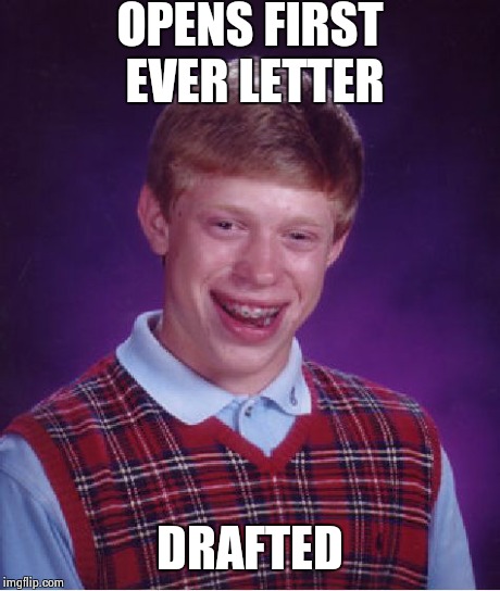 This ain't your ordinary NFL draft kids... - Imgflip