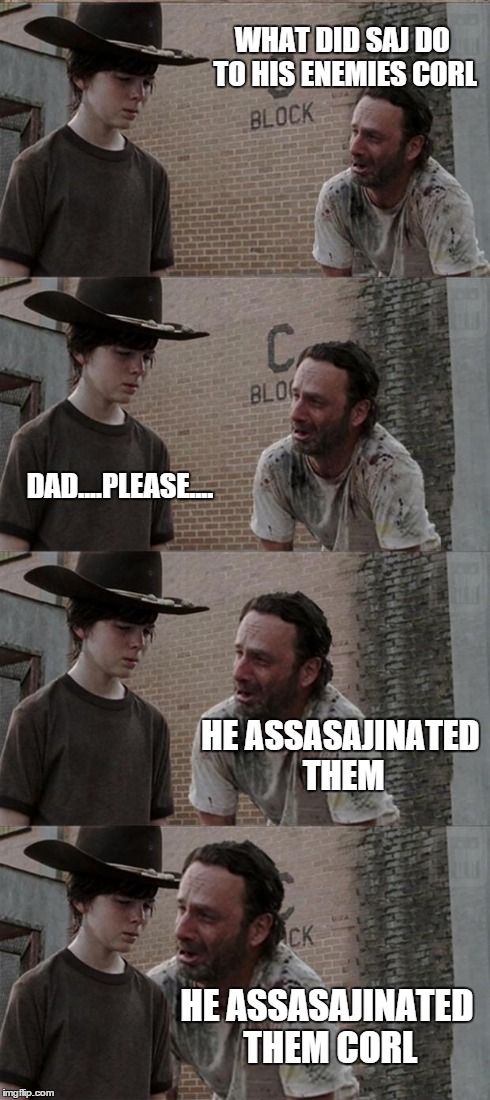 Rick and Carl Long Meme - Imgflip